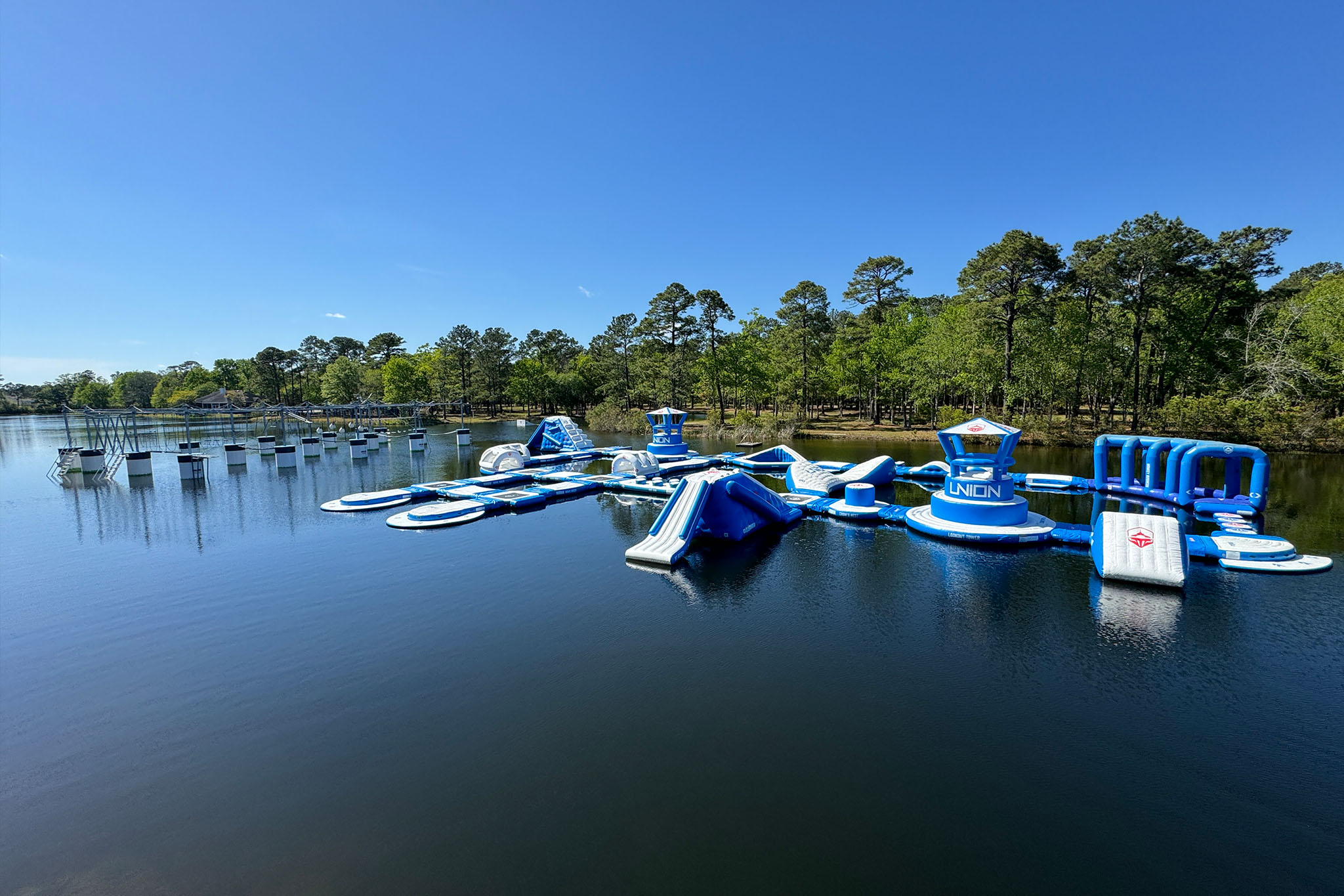 Charleston Aqua Park at Trophy lakes | water activities for the whole ...